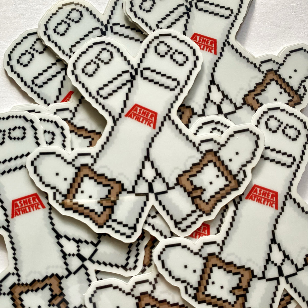 Pixel Grips sticker by Asher Athletic – Asher Athletic Ltd.