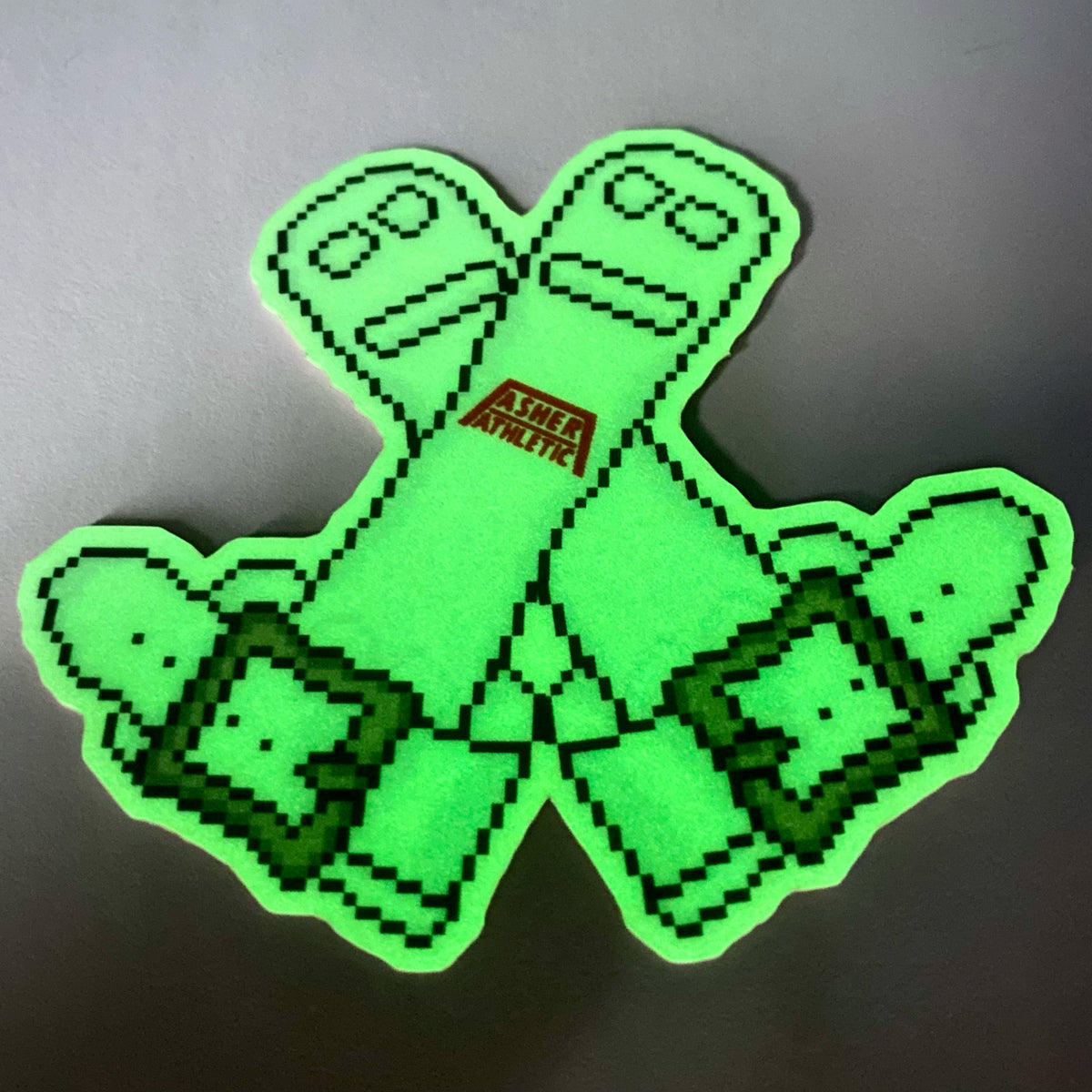 Pixel Grips sticker by Asher Athletic – Asher Athletic Ltd.